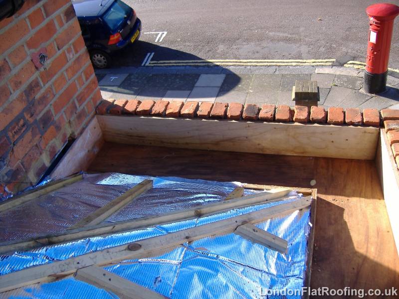 Photos of a Box Gutter Being Lined With EPDM Single Ply Rubber - London ...